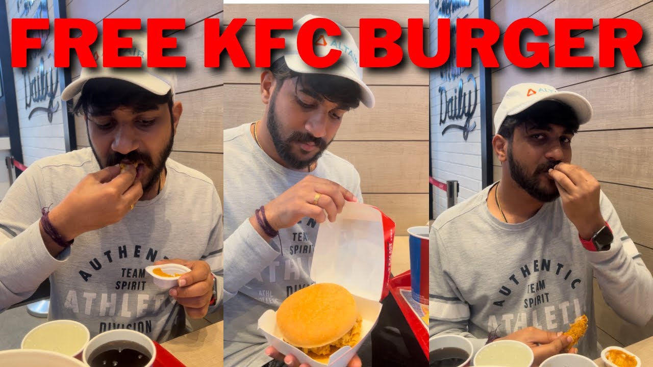 Free KFC Burger 😍 | #shorts #foodshorts #food #kfc #kfcchicken # ...