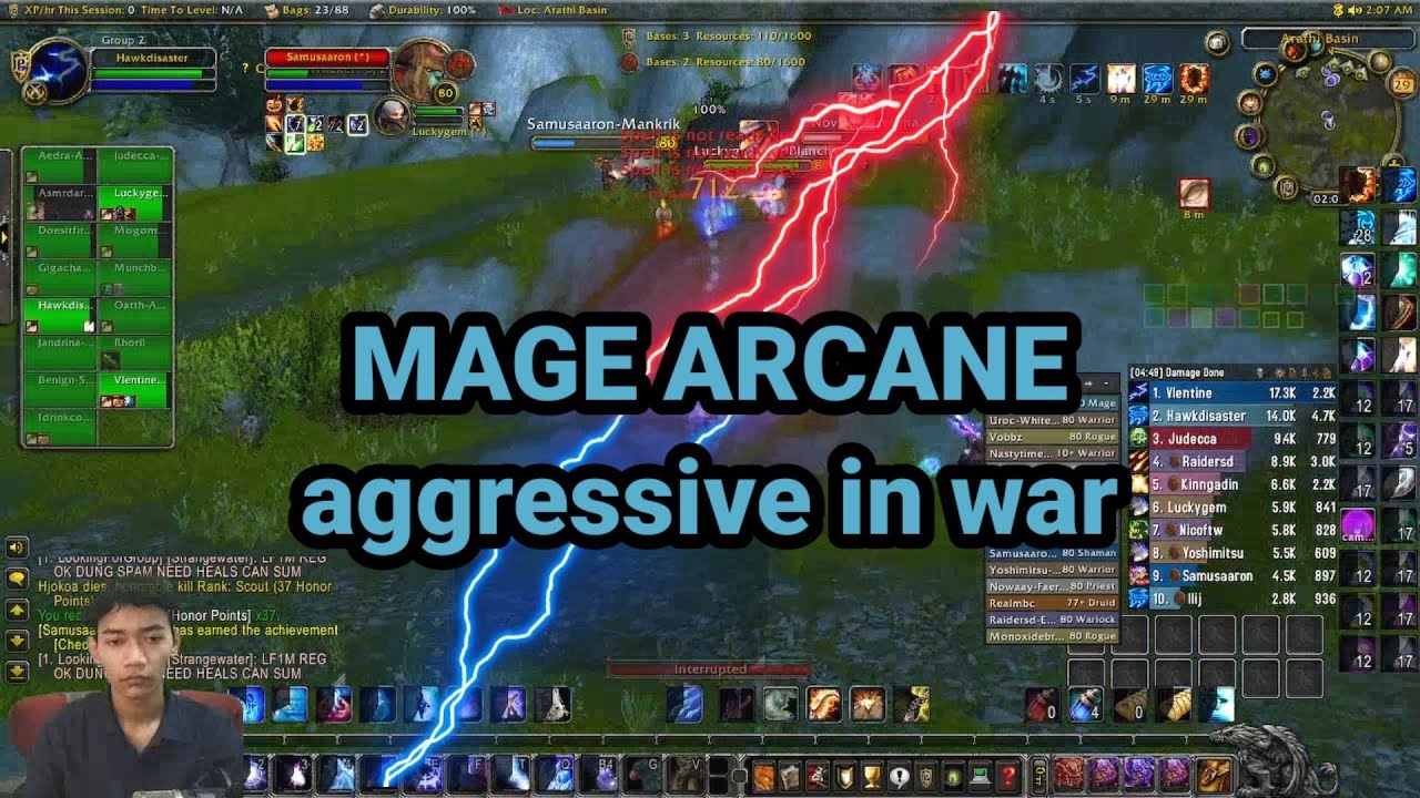 world of warcraft lich king Mage arcane aggressive PvE Allians vs Horde ...