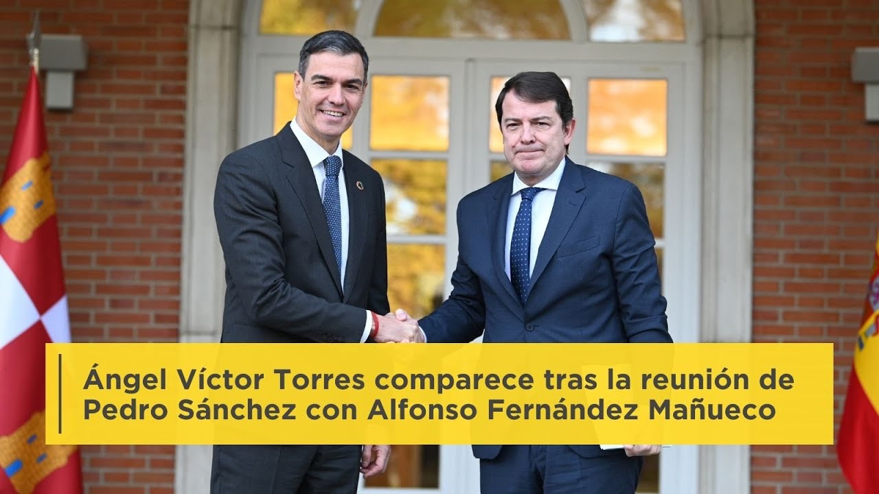 Ángel Víctor Torres comparece tras la reunión de Pedro Sánchez con ...