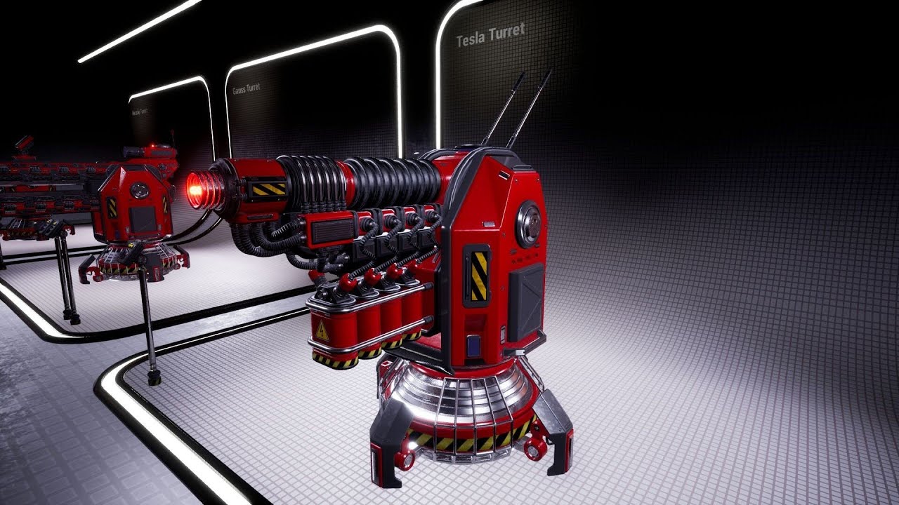 SciFi Turrets Pack (UE4 , UE5) - YouTube