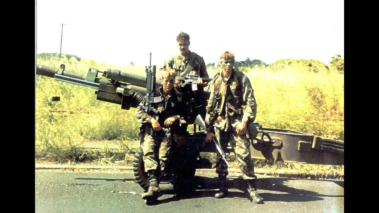 Panama Invasion Artillery Raid - YouTube
