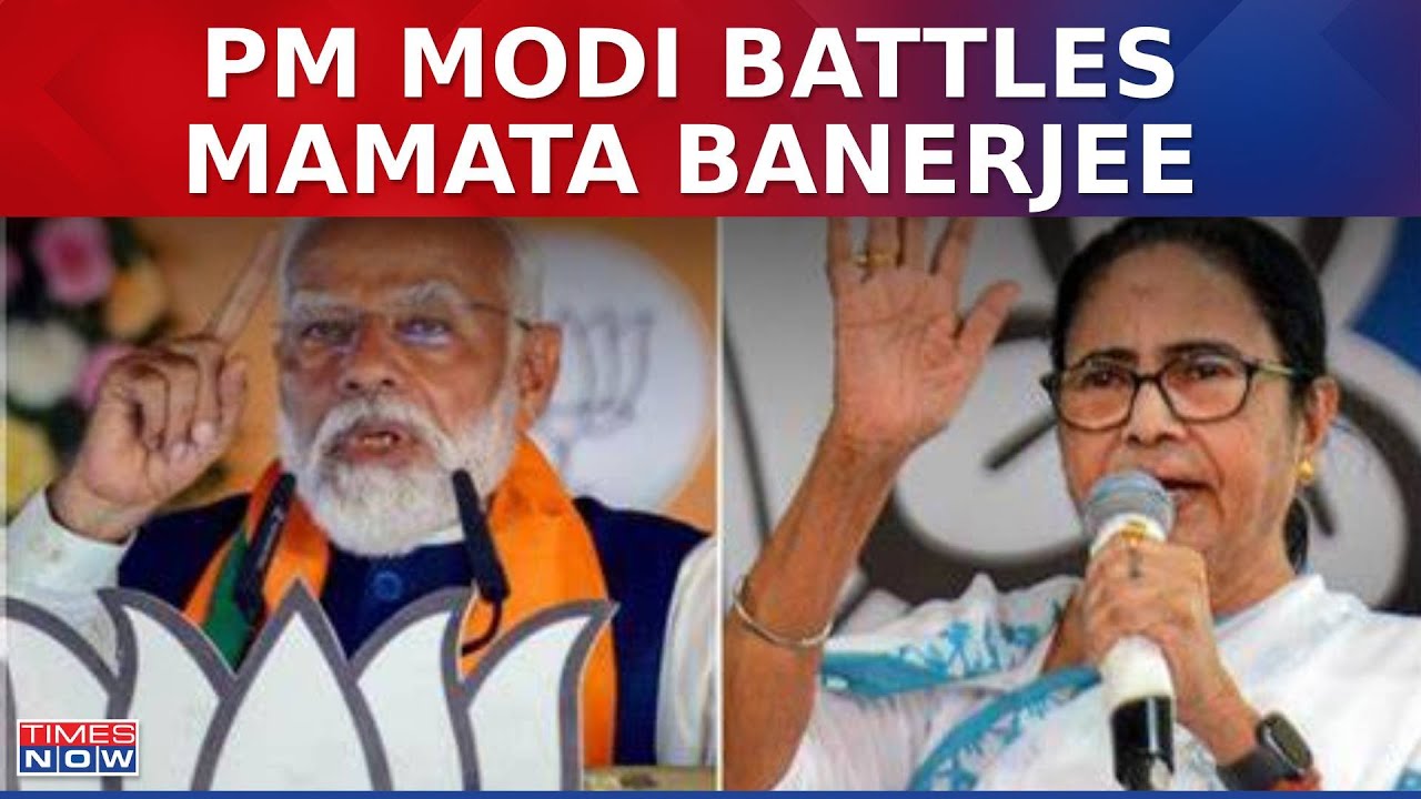PM Modi's Mega Rally In West Bengal: Narendra Modi Vs Mamata Banerjee ...