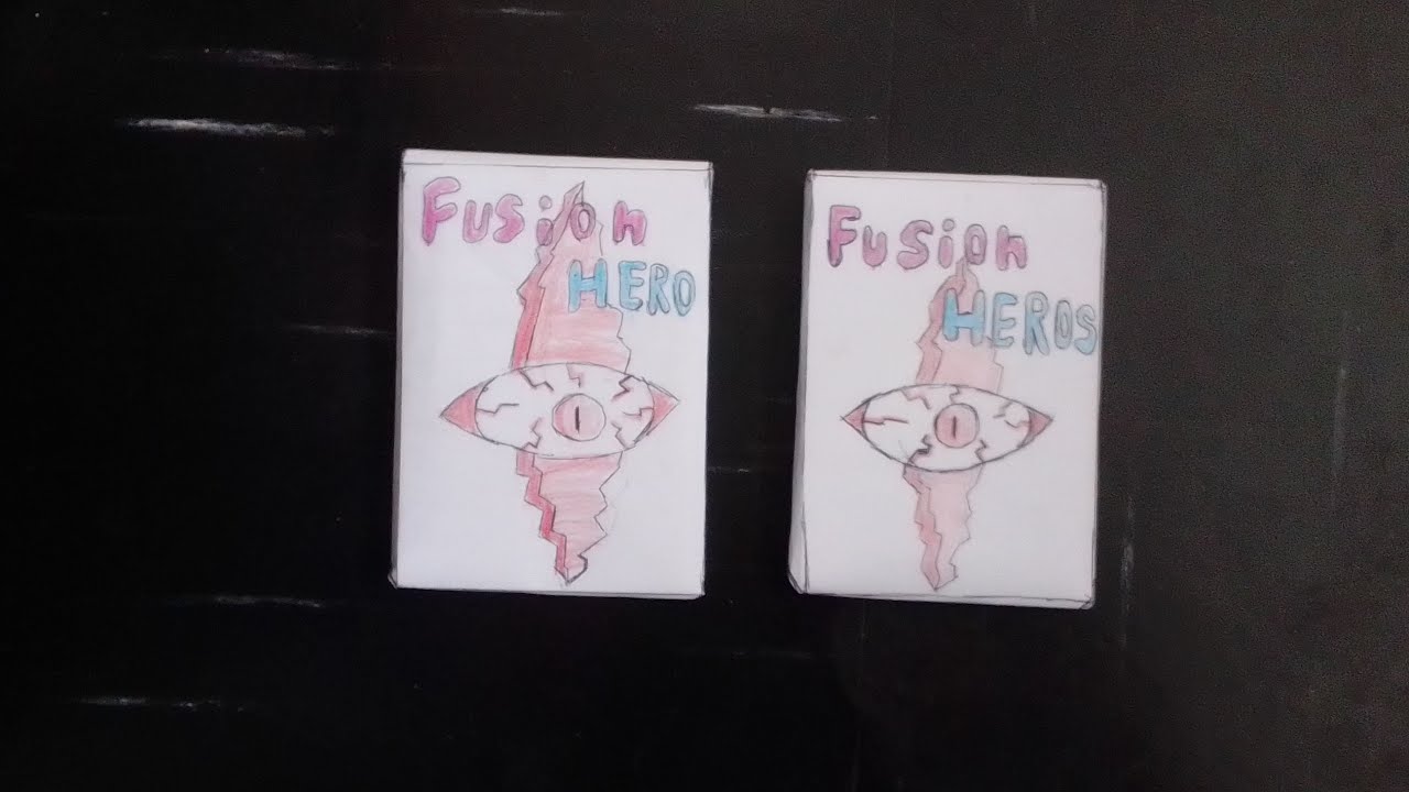 Homemade tcg pack opening fusion heroz tcg - YouTube