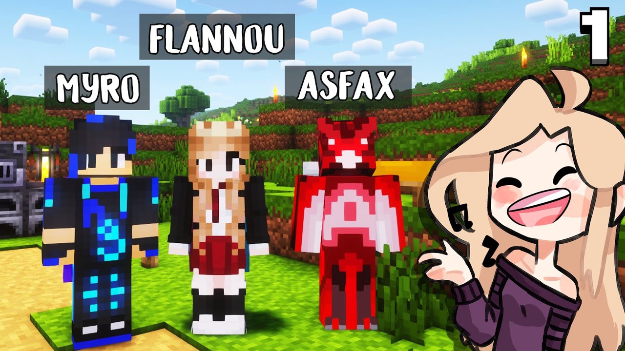 🌴 Nos DEBUTS en SURVIE 1.21 sur MINECRAFT avec @Myrolame et @Asfax pour ...