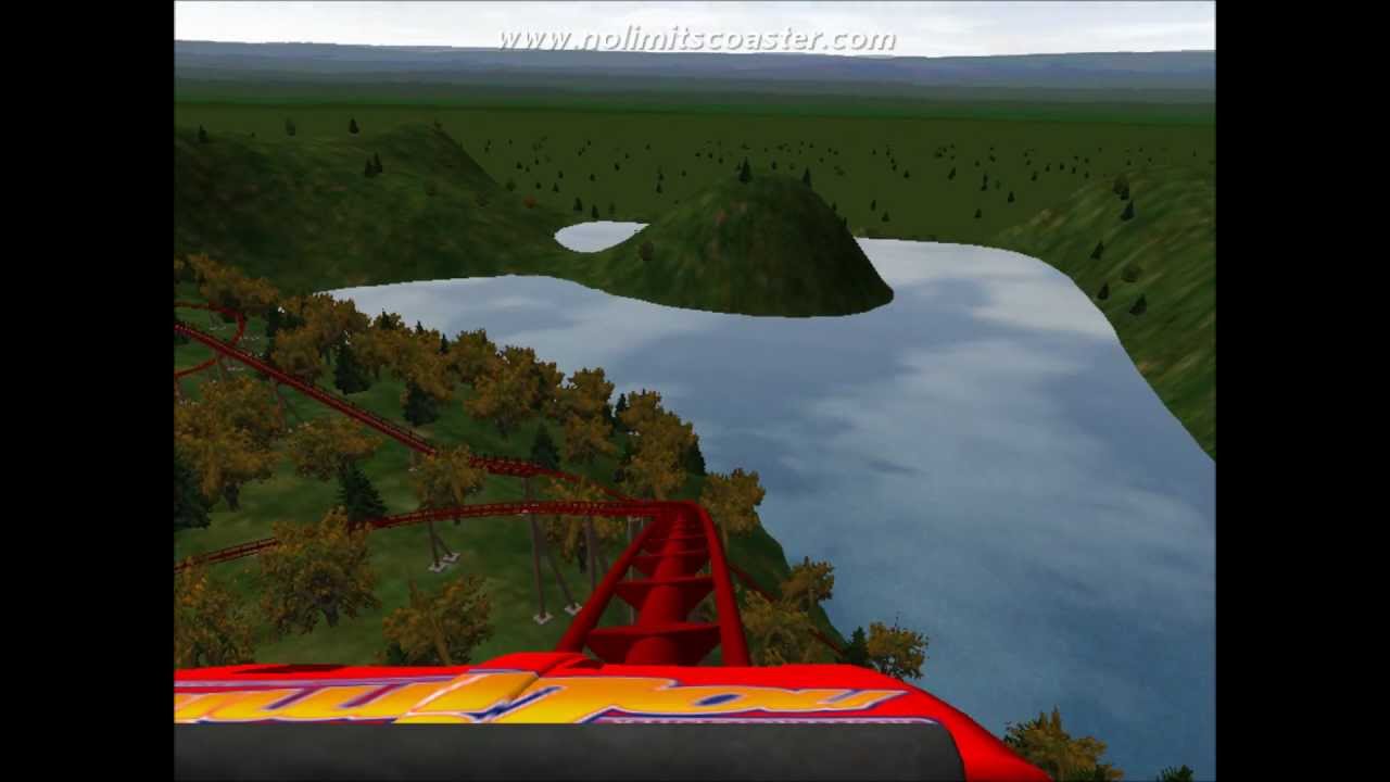 Red Coaster Mountain - A nolimits steel, terrain coaster - YouTube