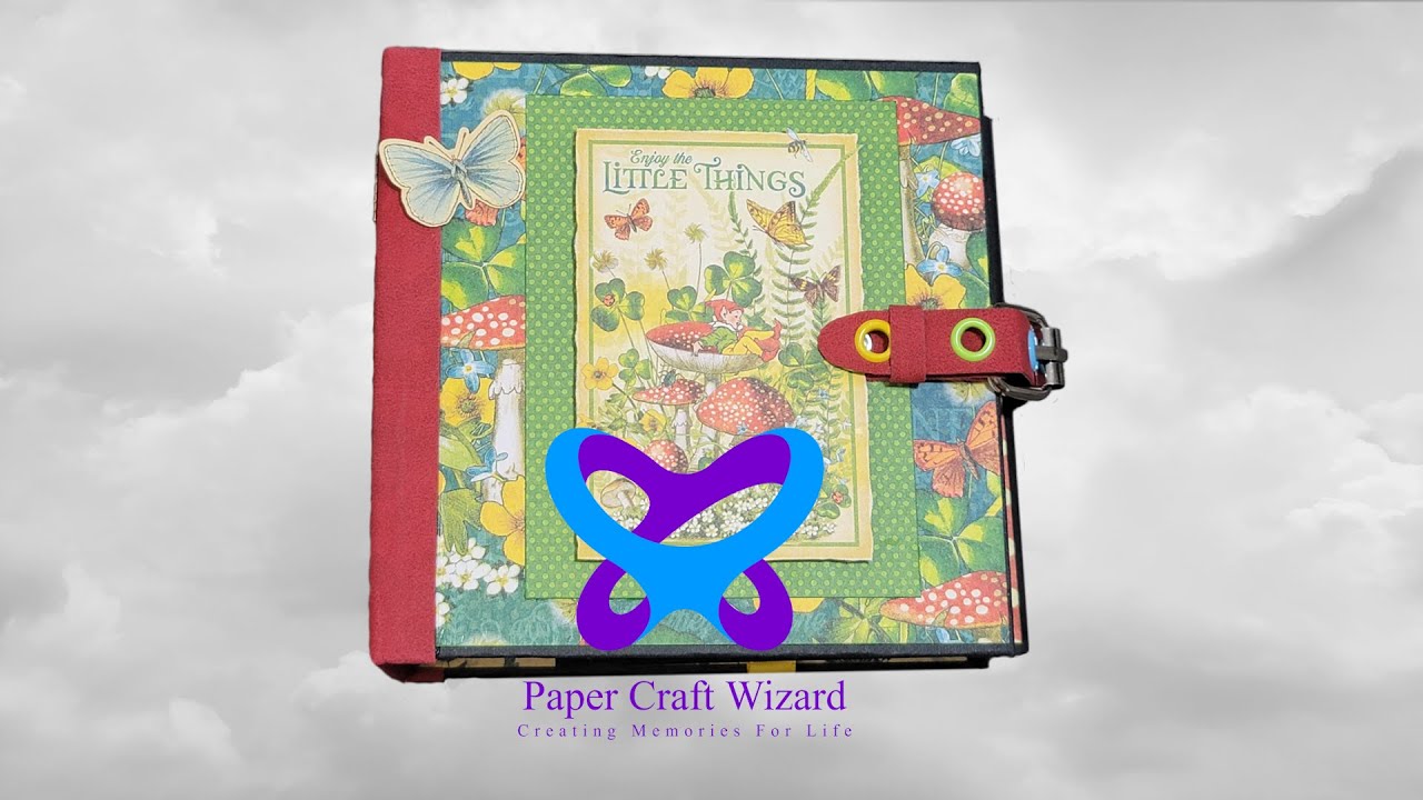 3 Page Papercraft Photo Album Part 2 - YouTube