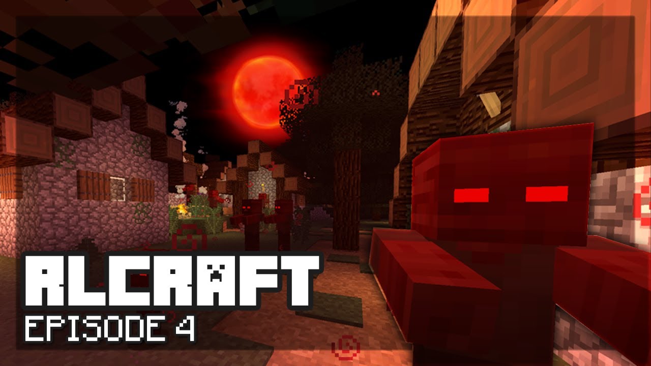 I HATE BLOOD MOONS! - Minecraft RLCraft Let's Play - Episode #4 - YouTube