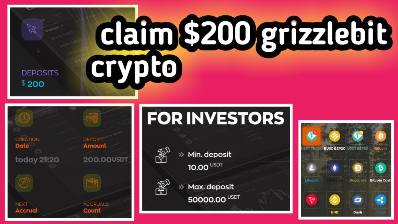 aplikasi bonus saldo crypto grizzlebit terbaru - YouTube