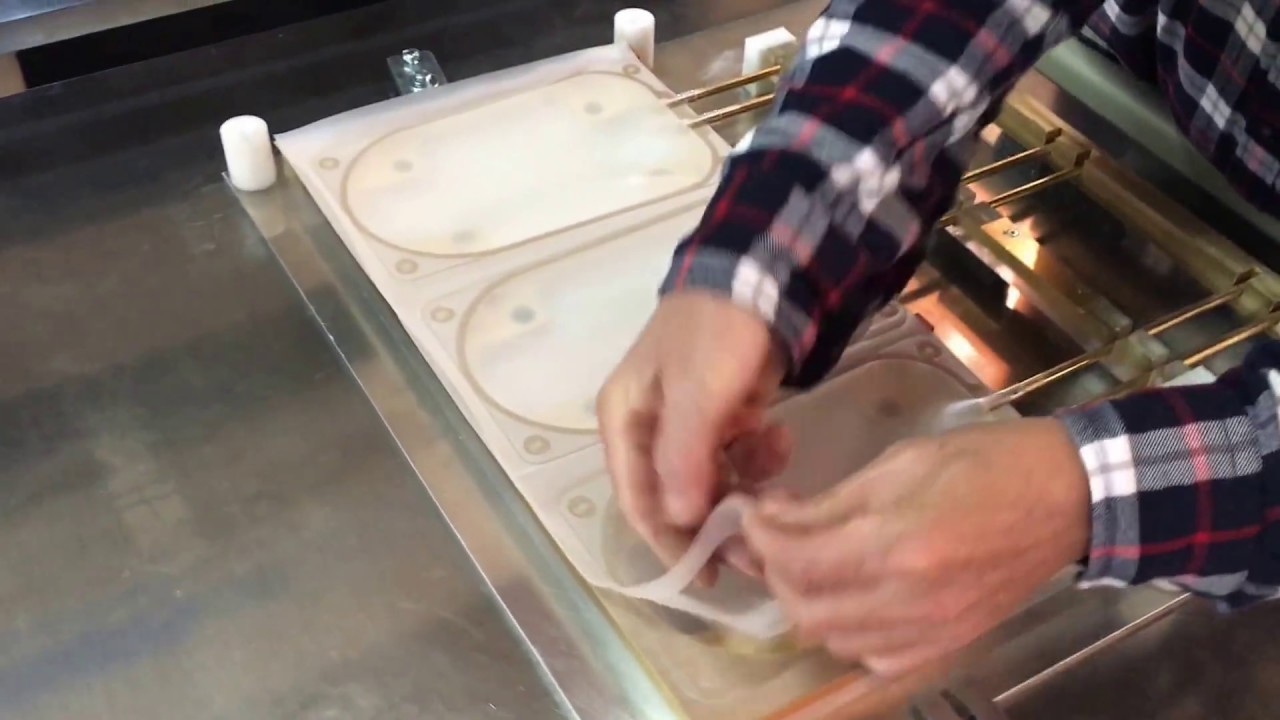 Blood Bag Making Machine - 2 times of welding (tube & frame) - YouTube