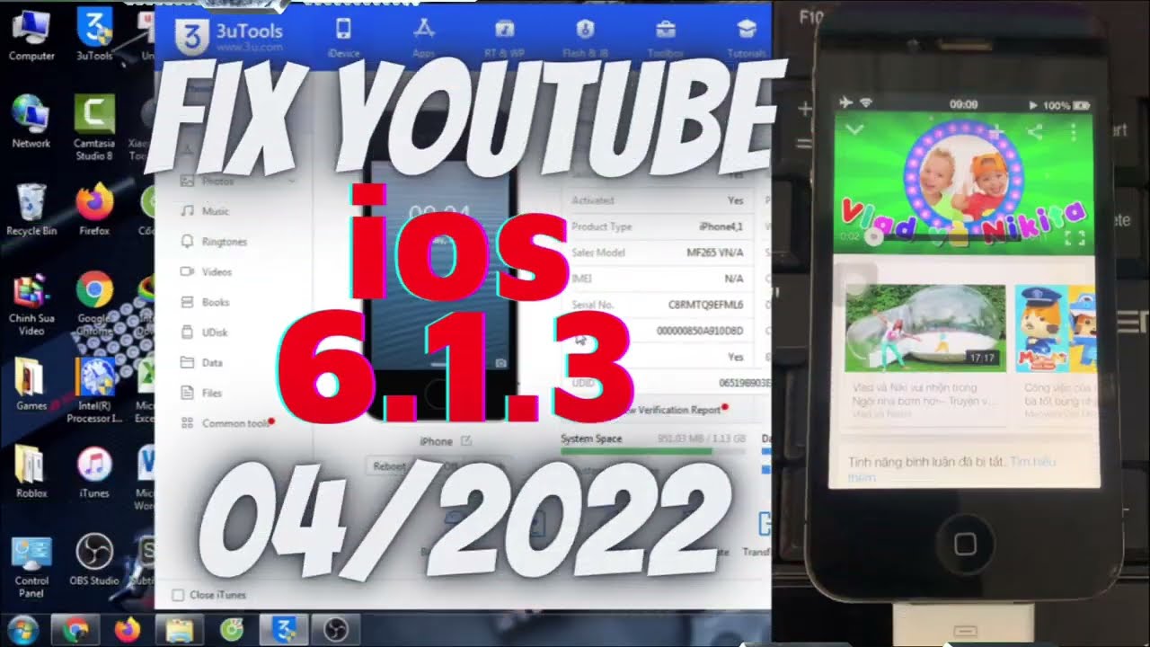 Fix Youtube iOS 6.1.3 Mới Nhất 04/2022 | Mẹo Hay iOS và Android - YouTube