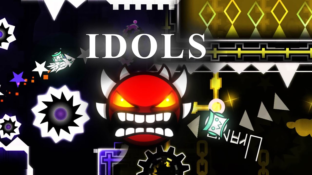 "Idols" 100% | Geometry Dash (Extreme Demon) - YouTube