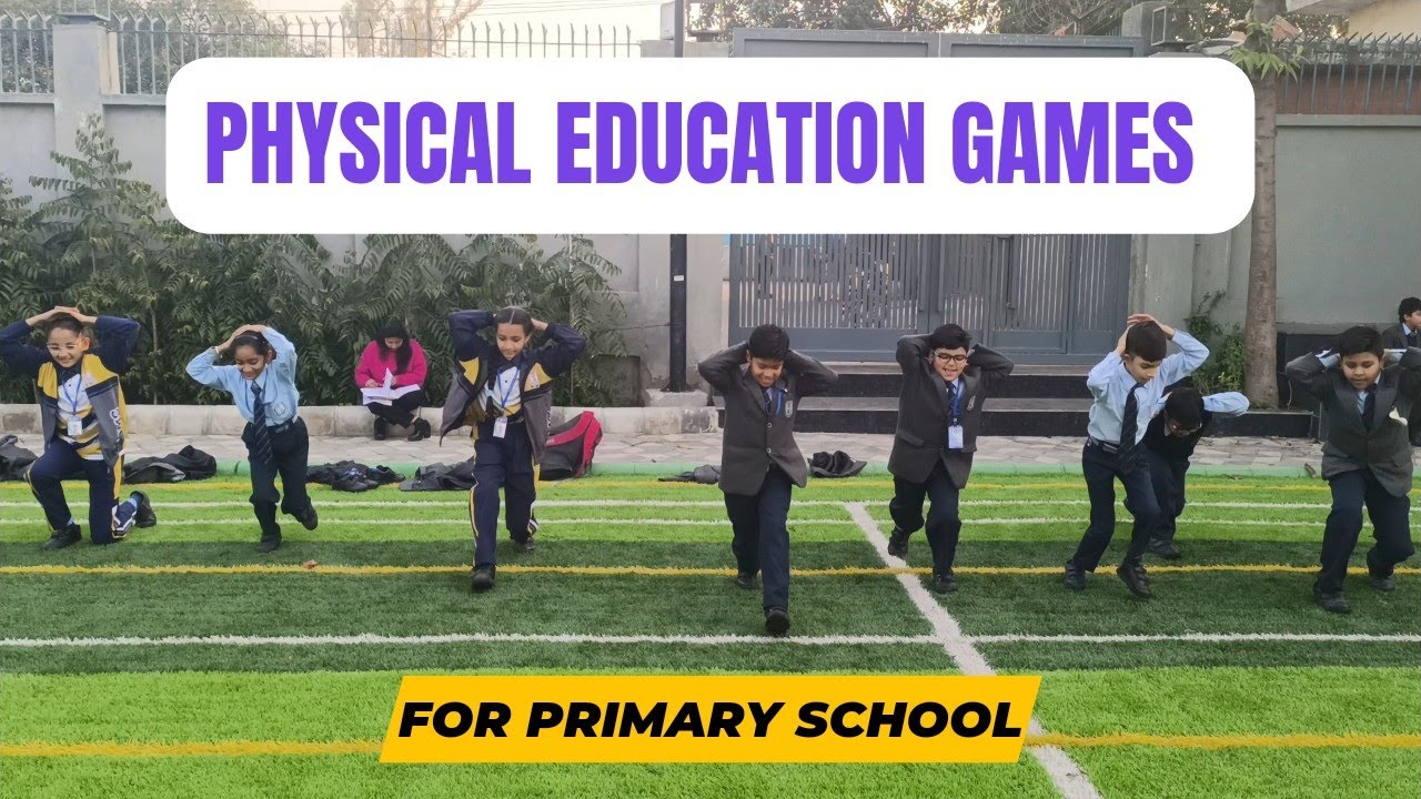 Physical education games for Primary school - YouTube