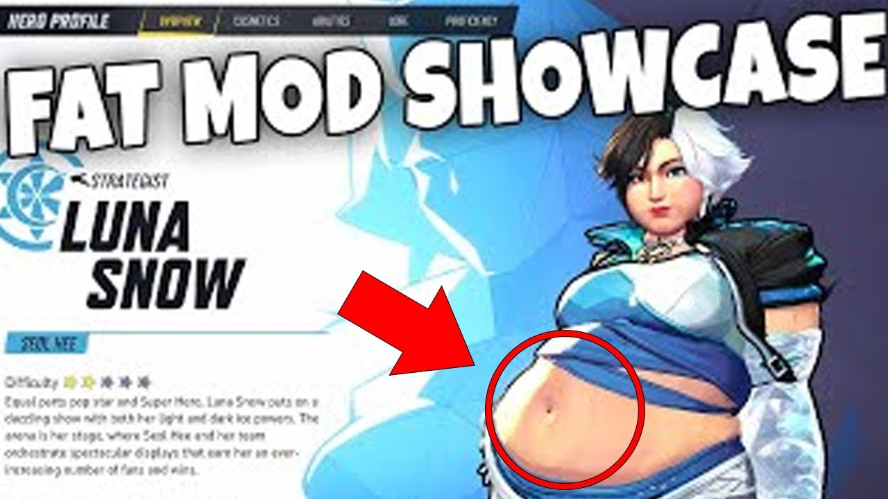 Marvel Rivals - Fat Mod Showcase w/ Luna Snow, Mantis, Squirrel Girl - YouTube