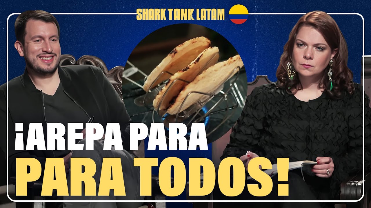 ¡Basta de esperar! Asa hasta 6 arepas con este invento 🇨🇴 | Shark Tank ...