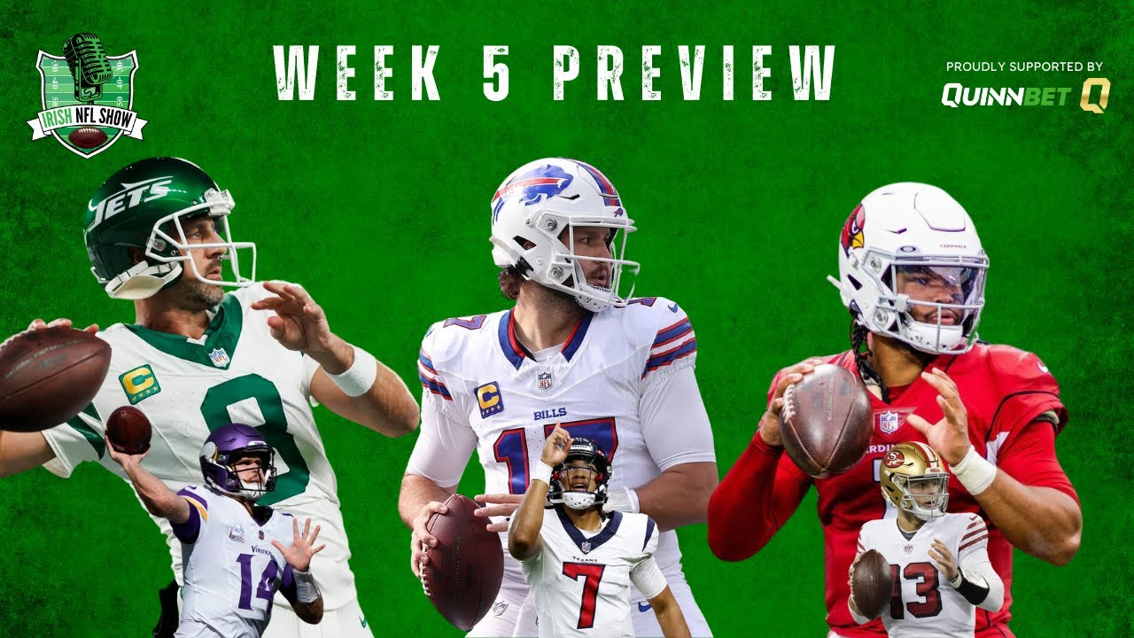 NFL Week 5 LIVE Preview - We discuss the matchups and give our picks ...