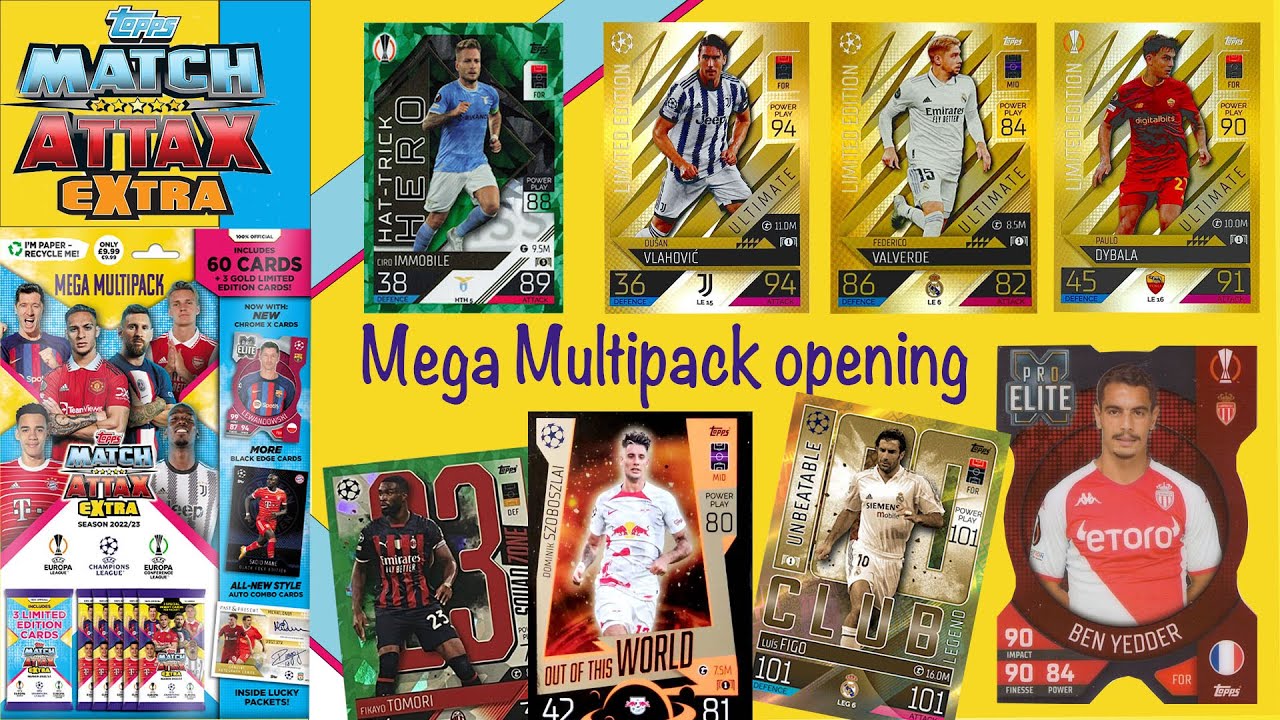 Topps Match Attax Extra⎪Mega Multipack opening - YouTube