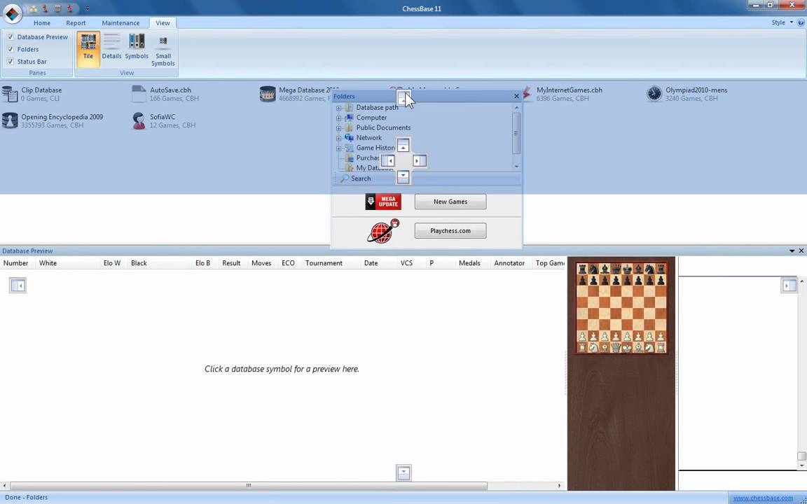 ChessBase 11 Layout - YouTube