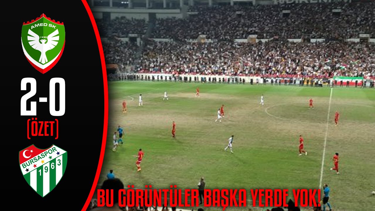 Amedspor 2 0 Bursaspor Ma zeti 25 09 2022 TFF 2 Lig YouTube