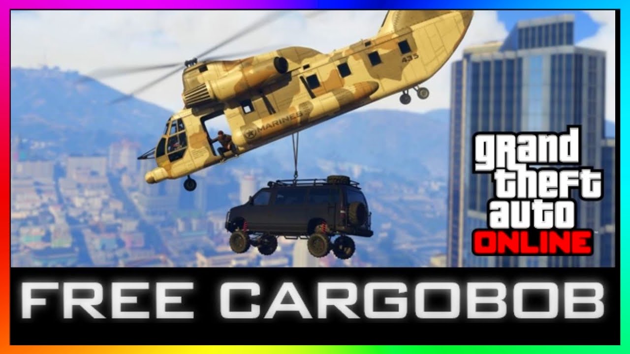GTA 5 Online - FREE CARGOBOB! - Rockstar Games Giveaway FREE Cargobob ...