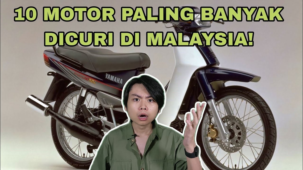 10 Motor Paling Banyak Kena Curi Di Malaysia! - YouTube