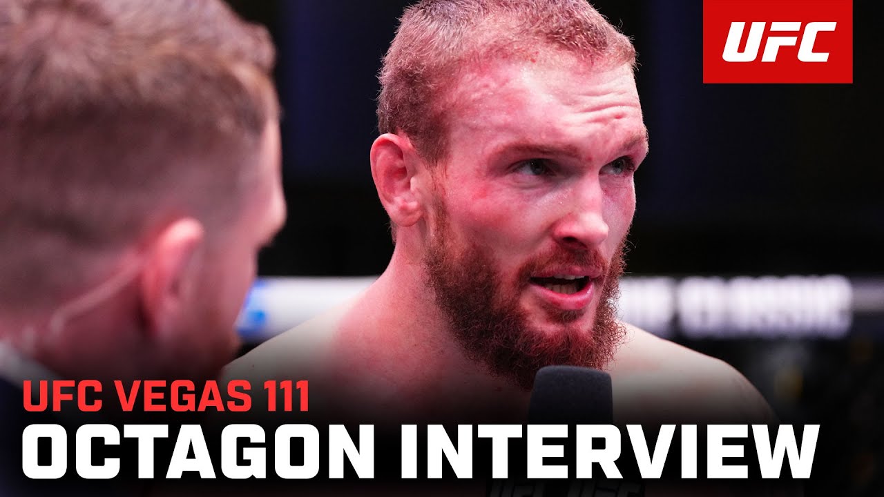 Zach Reese Octagon Interview | UFC Vegas 111 - YouTube
