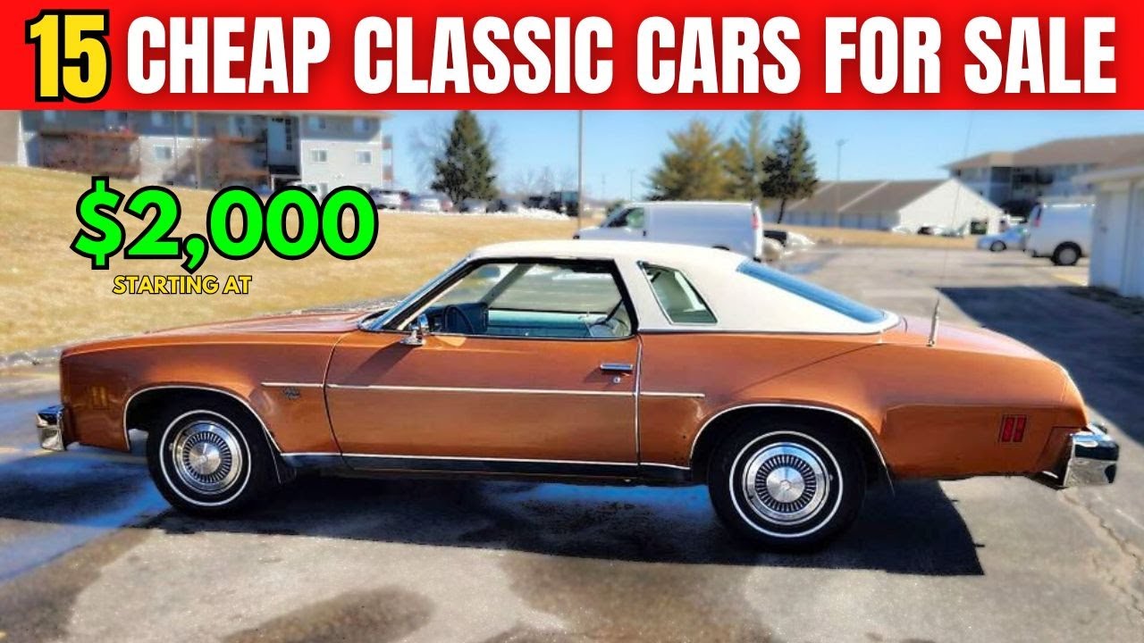 15 Classic Cars for Sale Under $13,000! - YouTube