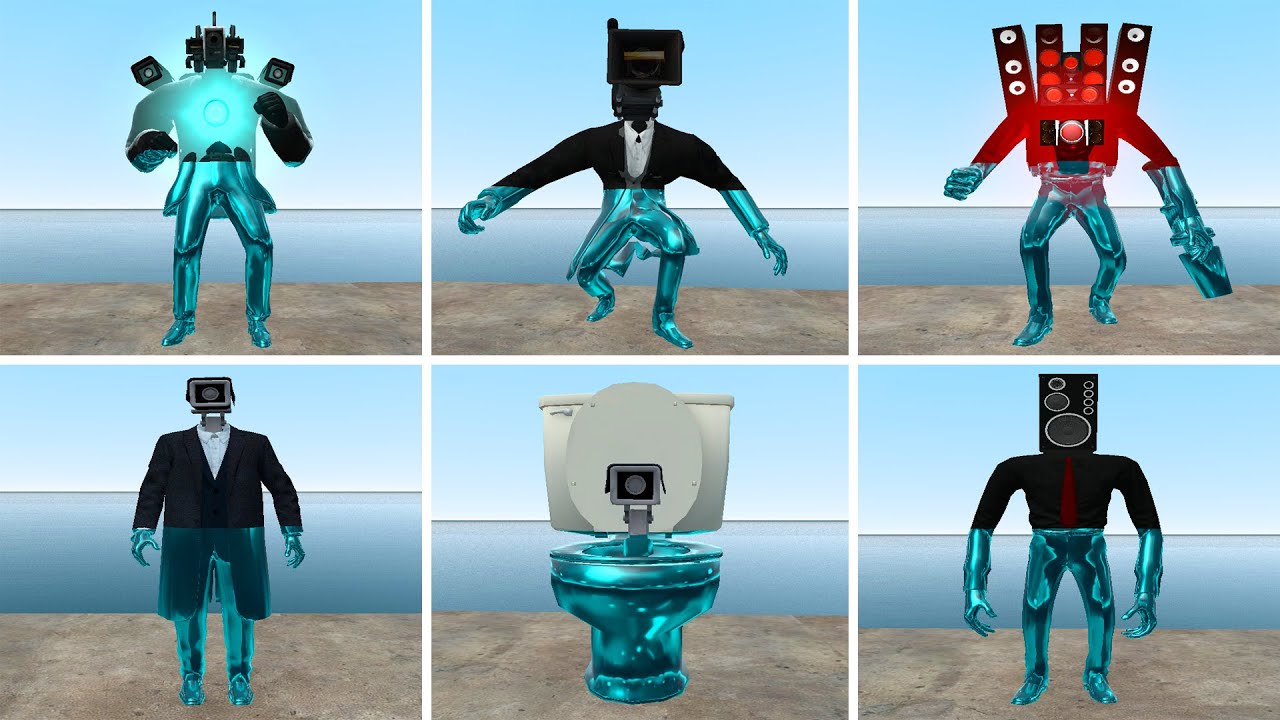 TUNING ALL SKIBIDI TOILET & MECHA SPEAKERMAN BOSS & MECHA CAMERAMAN ...