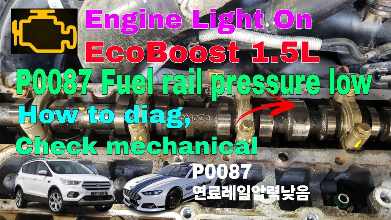 P0087 Fuel Rail Pressure Low , 1.5 Eco Engine Light On, Escape/Fusion ...