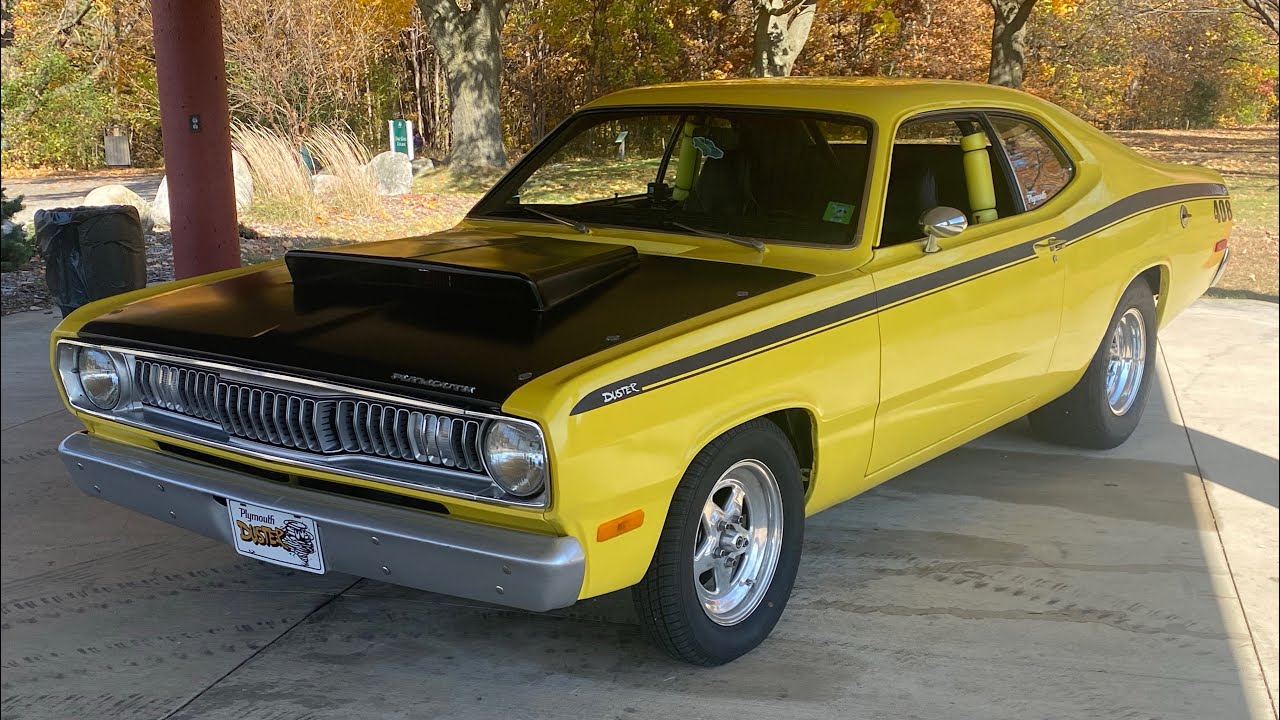 1972 Plymouth Duster 408 - YouTube
