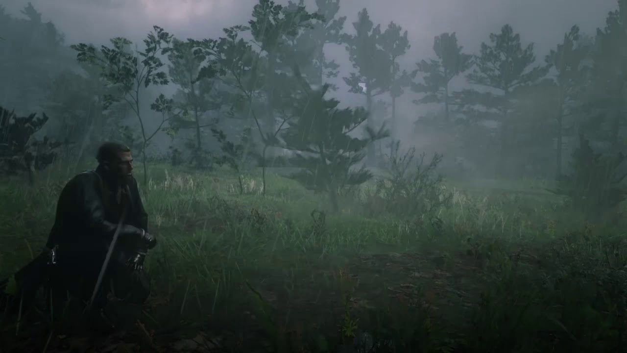 Rainstorm (30 minutes) Red Dead Redemption 2 - YouTube