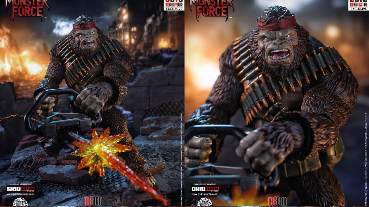 New BigBadWorkshop Operation: Monster Force Chatsworth 1:12th Scale Action Figure Official ...