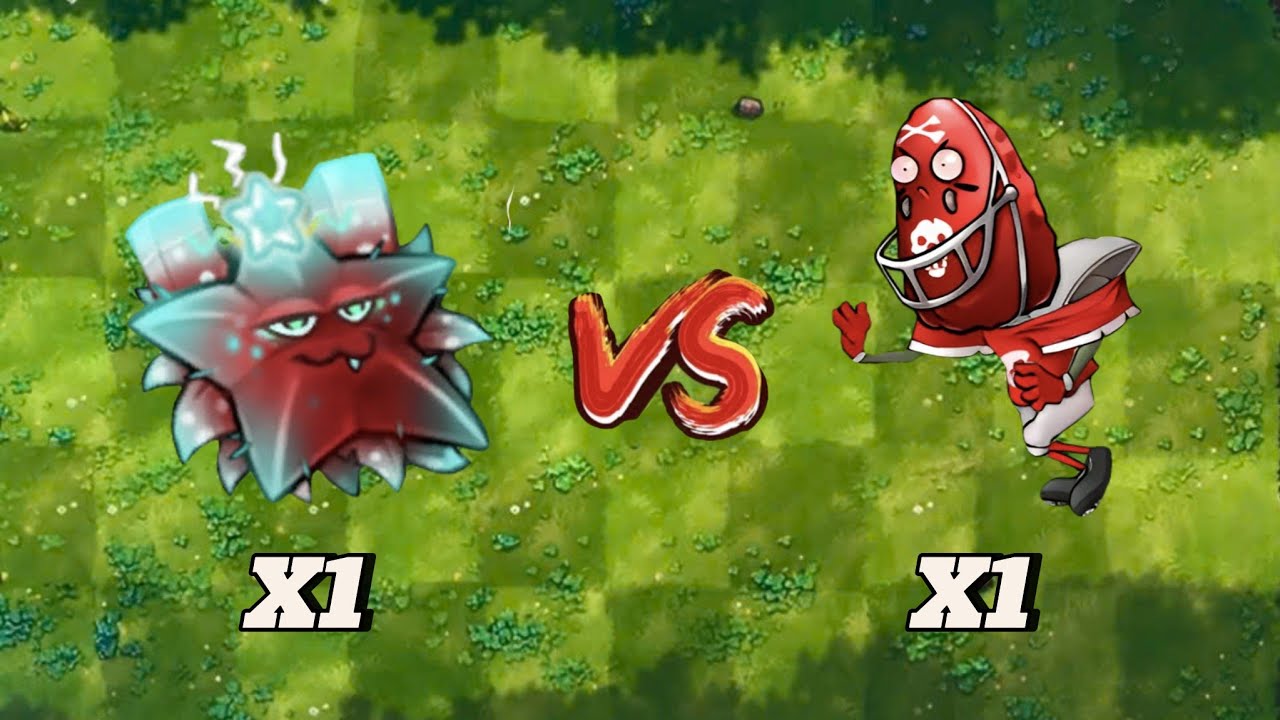 Pvz : 1 Plant Ultimate Vs 1 Red Tall Nut Zombie , Who Will Win ? PVZ 1 ...