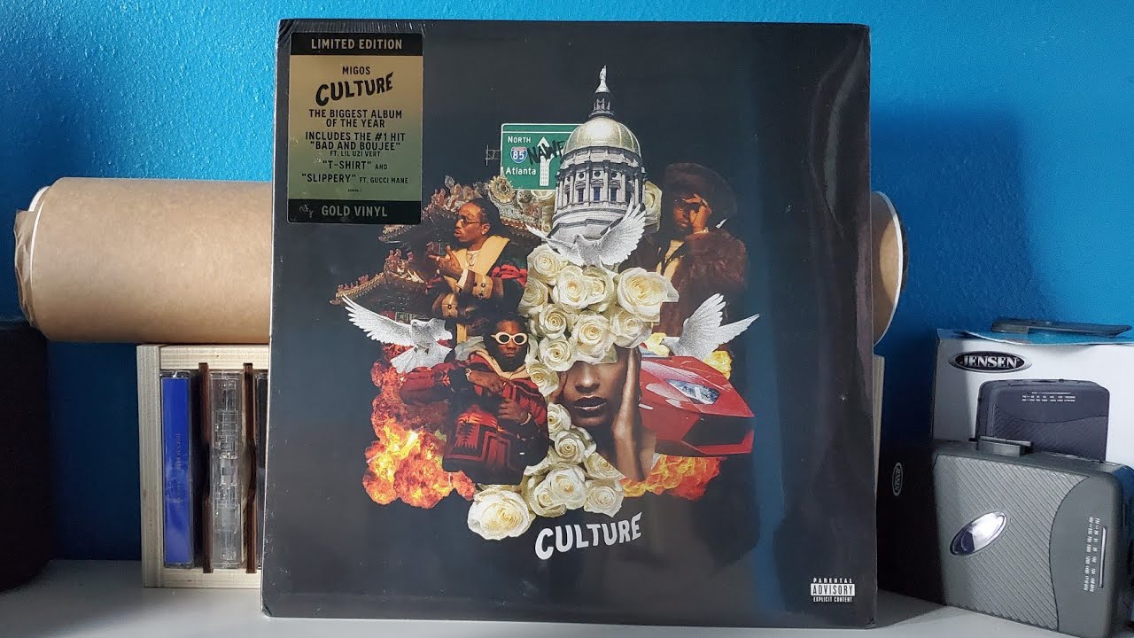 Migos - Culture (Limited Edition Gold) Vinyl Unboxing - YouTube