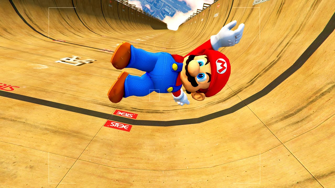 GTA 5 Mario Ragdoll Jumps Compilation ep1 - YouTube
