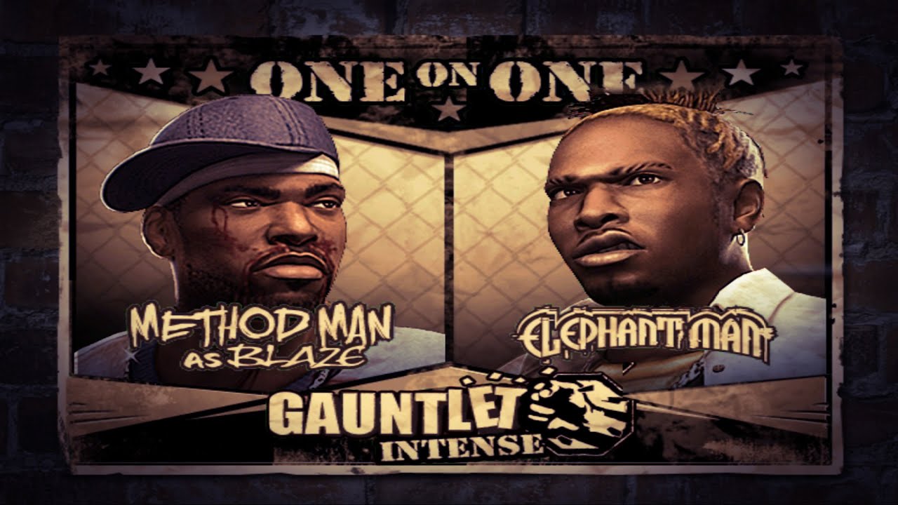 Def Jam Fight For NY Method Man VS Elephant Man | 4K | PC (Blaze with ...