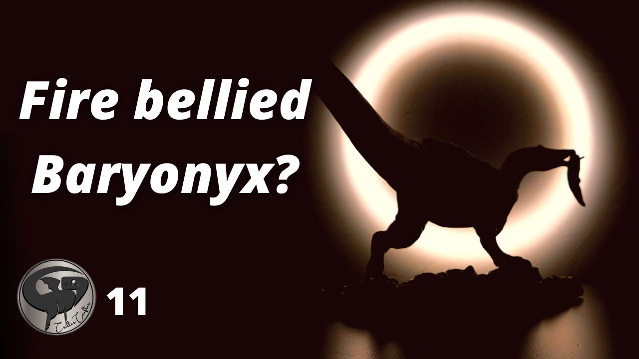 Painting an extinct creature: Baryonyx - YouTube
