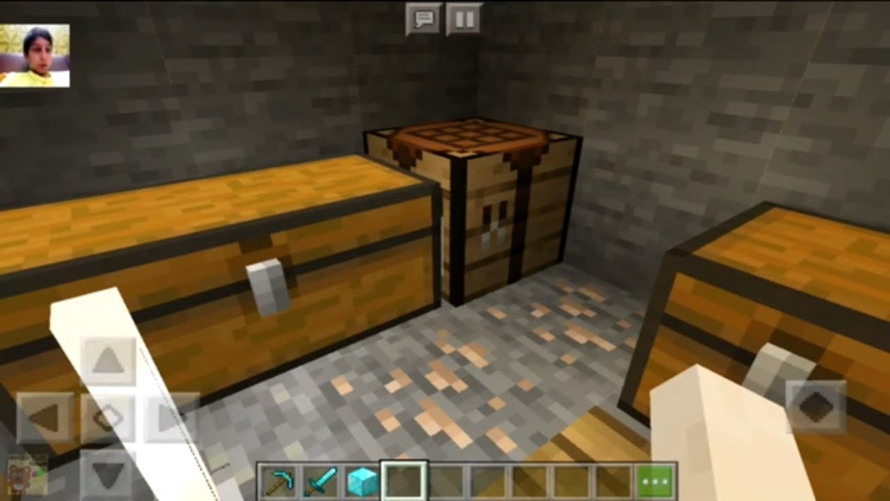 I MADE A SECRET ROOM IN MY HOUSE IN MINECRAFT | UNDERGROUND CAVE OF ...