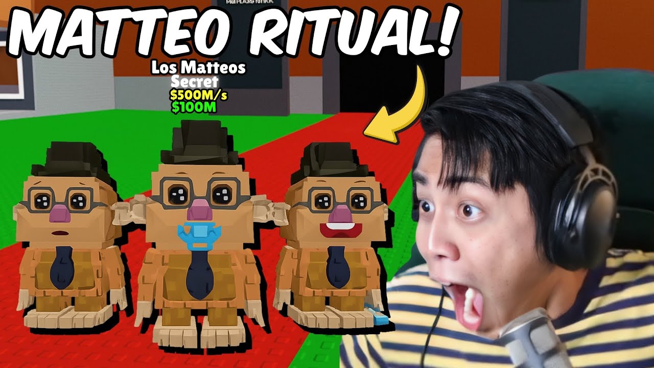 SECRET MATTEO RITUAL! HINDI NAKO KAWATAN SA STEAL A BRAINROT - YouTube