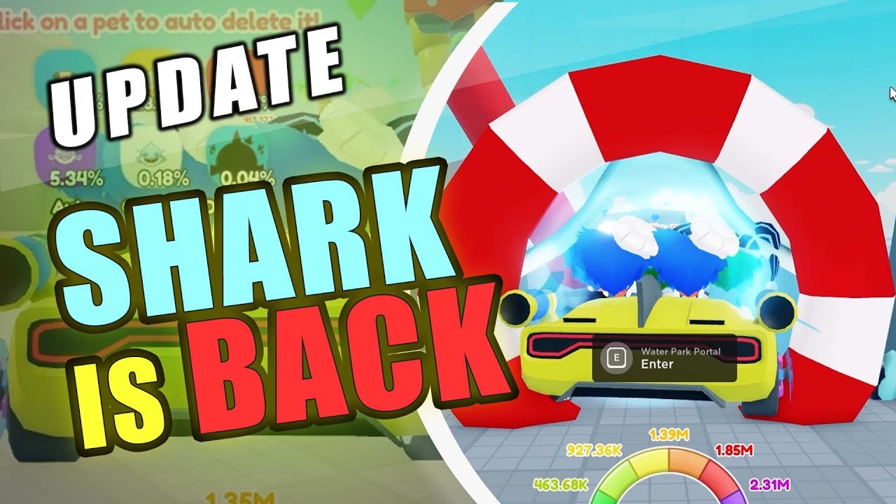 Race Clicker 41th Update SHARK is BACK NEW PET NEW CAR NEW TRACK - YouTube