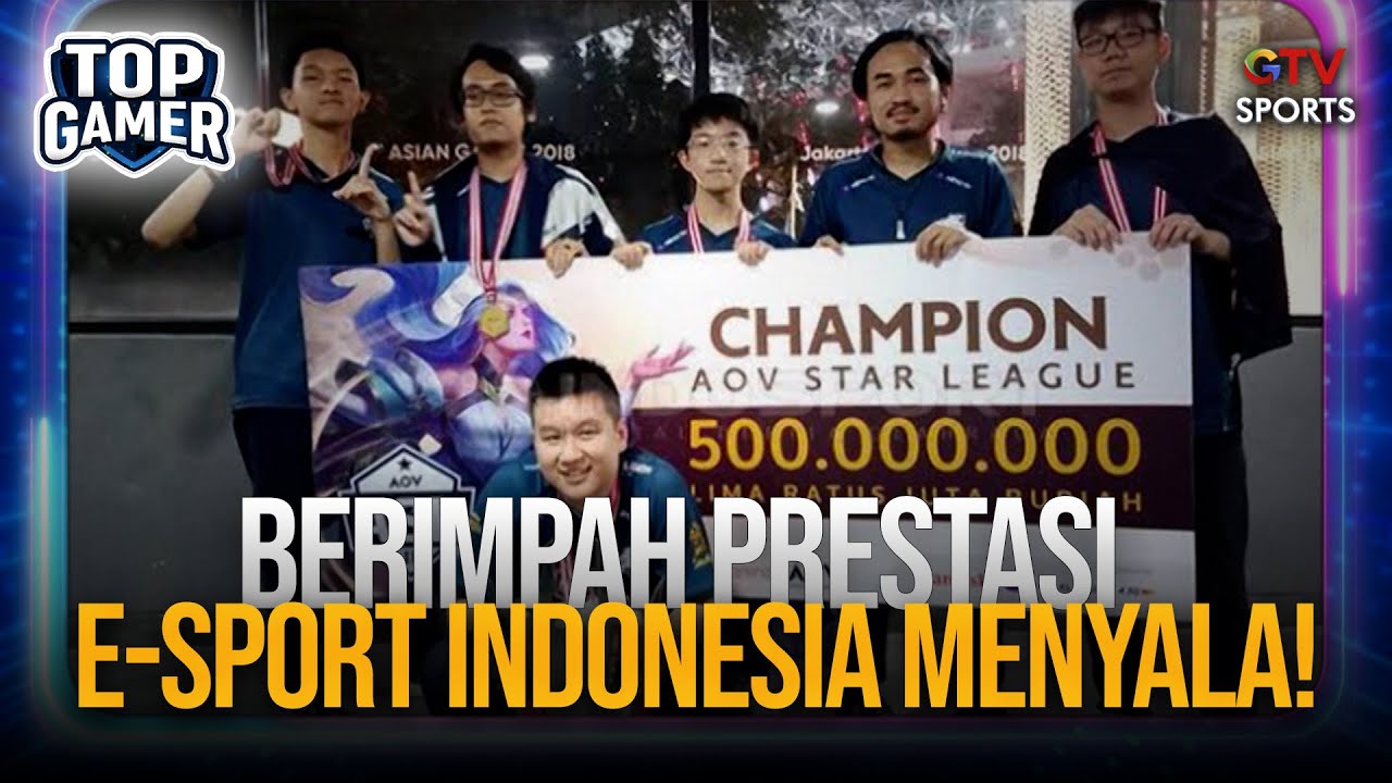 BERLIMPAH MENDALI! Indonesia Jadi Gudangnya Juara Gameplay E-Sports ...