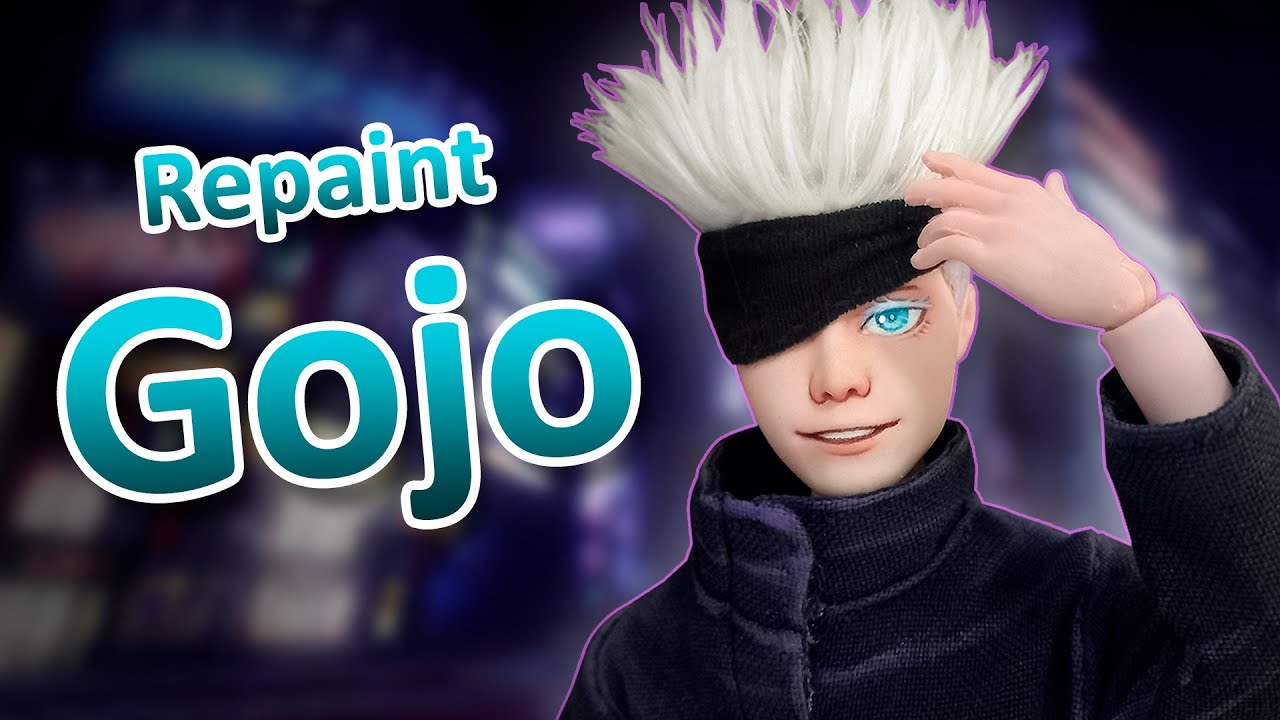 I Turned a Doll Into Satoru Gojo 🧿 From Jujutsu Kaisen | Anime Collab ...
