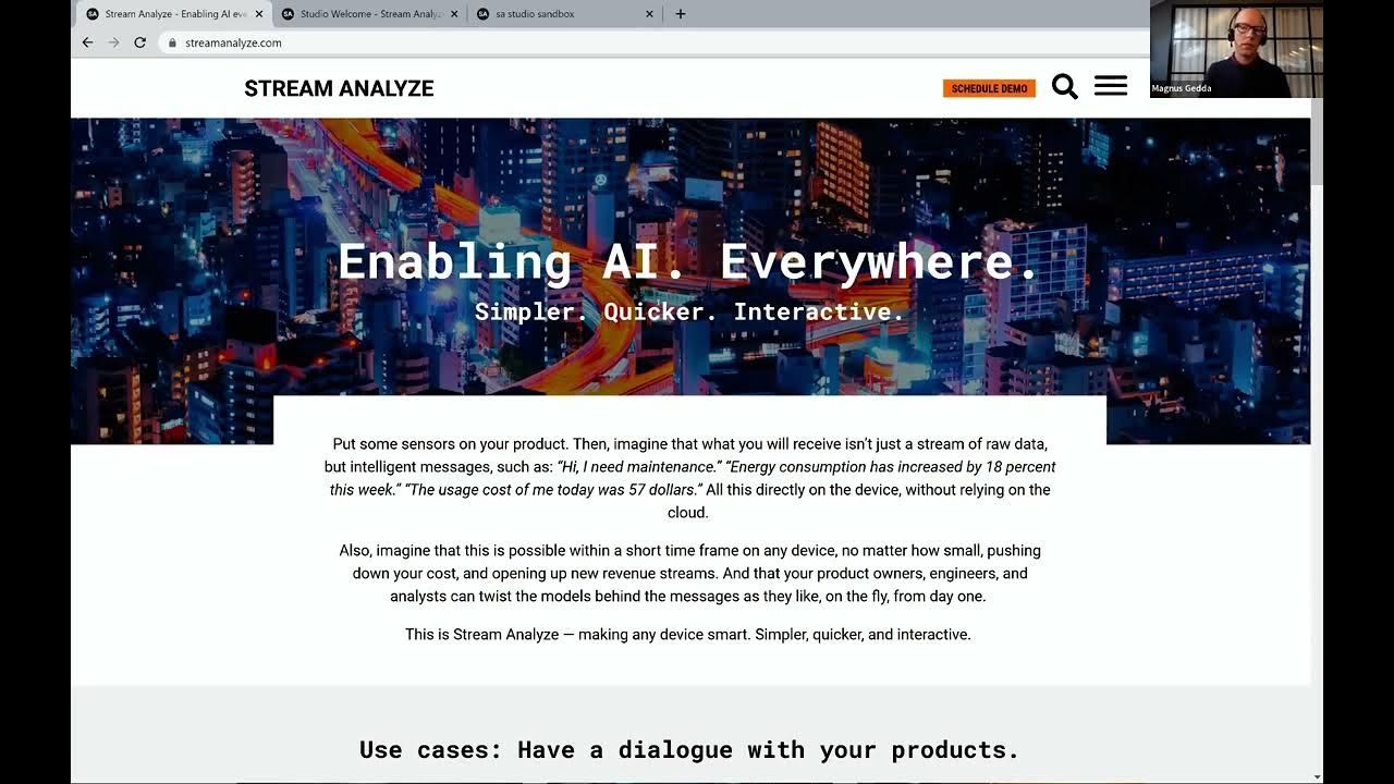 tinyML Auto ML Deep Dive Tutorial with Stream Analyze - Bringing streaming analytics to edge ...