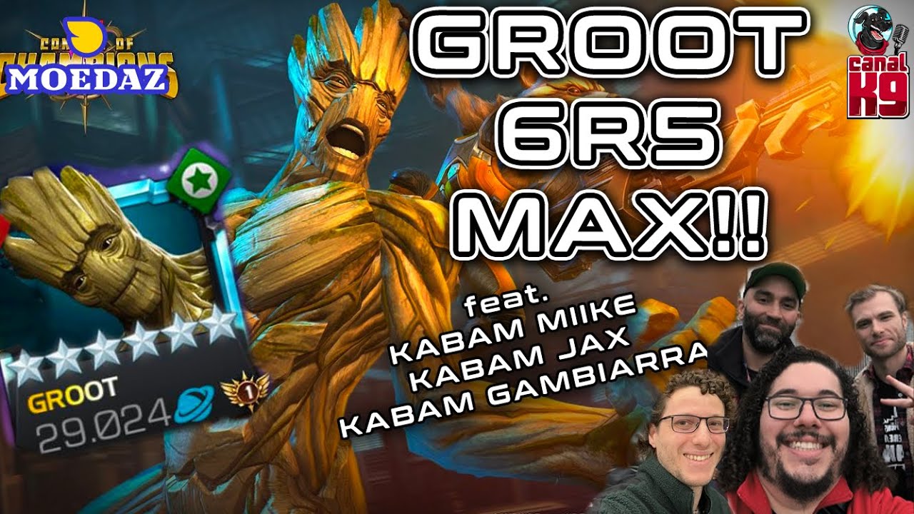 O GROOT MAIS FORTE DO MUNDO? com Kabam Miike, Jax e Gambiarra! - Marvel ...