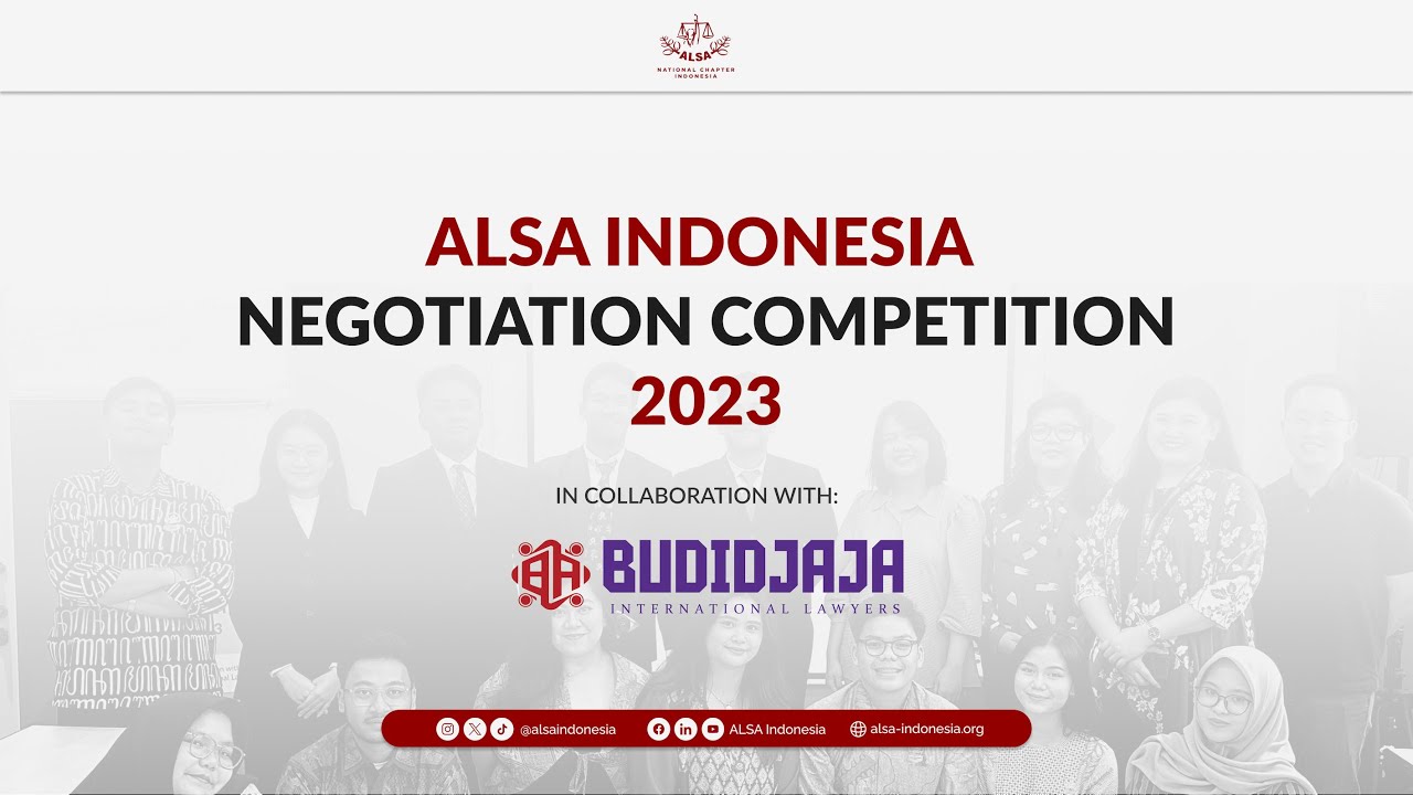 FINAL ROUND ALSA INDONESIA NEGOTIATION COMPETITION 2023 - YouTube