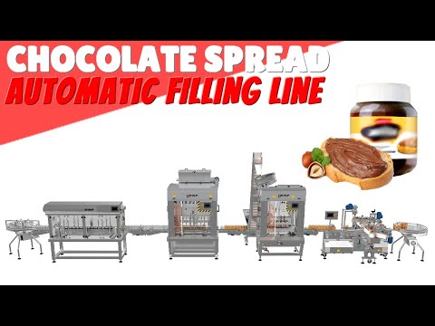 KULP Chocolate Spread Filling Line / Çikolata Kreması Dolum Hattı  / (آلة تعبئة الشوكولاتة (نوتيلا