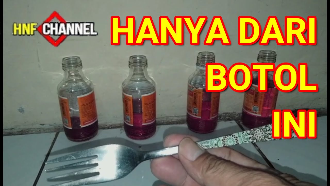 MEMBUAT ALAT MUSIK DARI BOTOL UC - YouTube