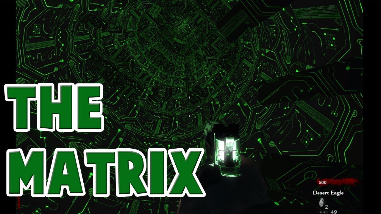 The Matrix Gameplay (WaW Custom Zombies Map) - YouTube