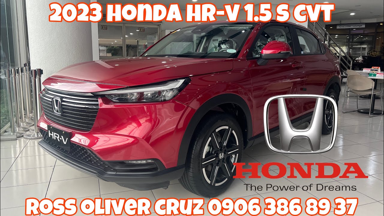 2023 Honda HR-V 1.5 S CVT (Ignite Red Metallic) - YouTube