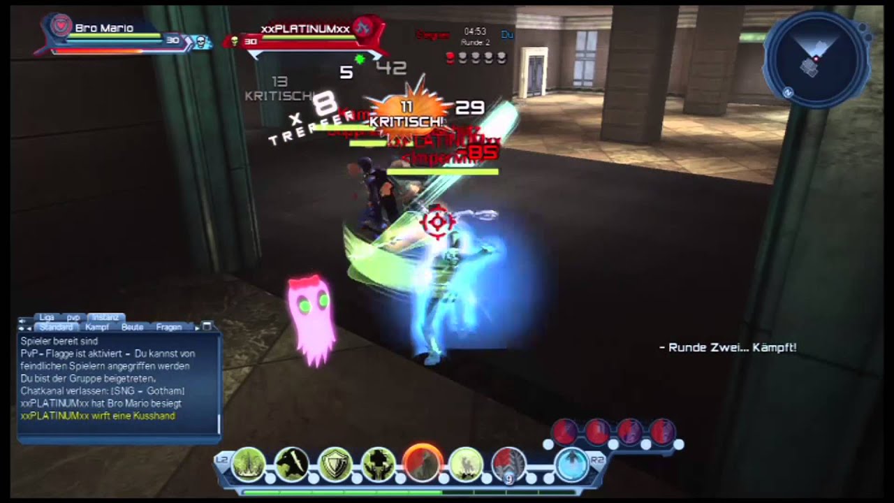 DCUO PvP: CrushingCush, Zen Ma, Platinum vs Bro Mario - YouTube