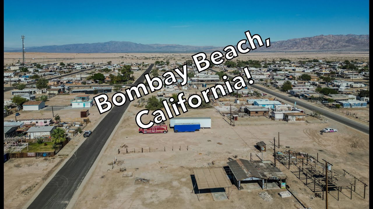 UAV Aerial Drone Visions: The Salton Sea at Bombay Beach, California ...